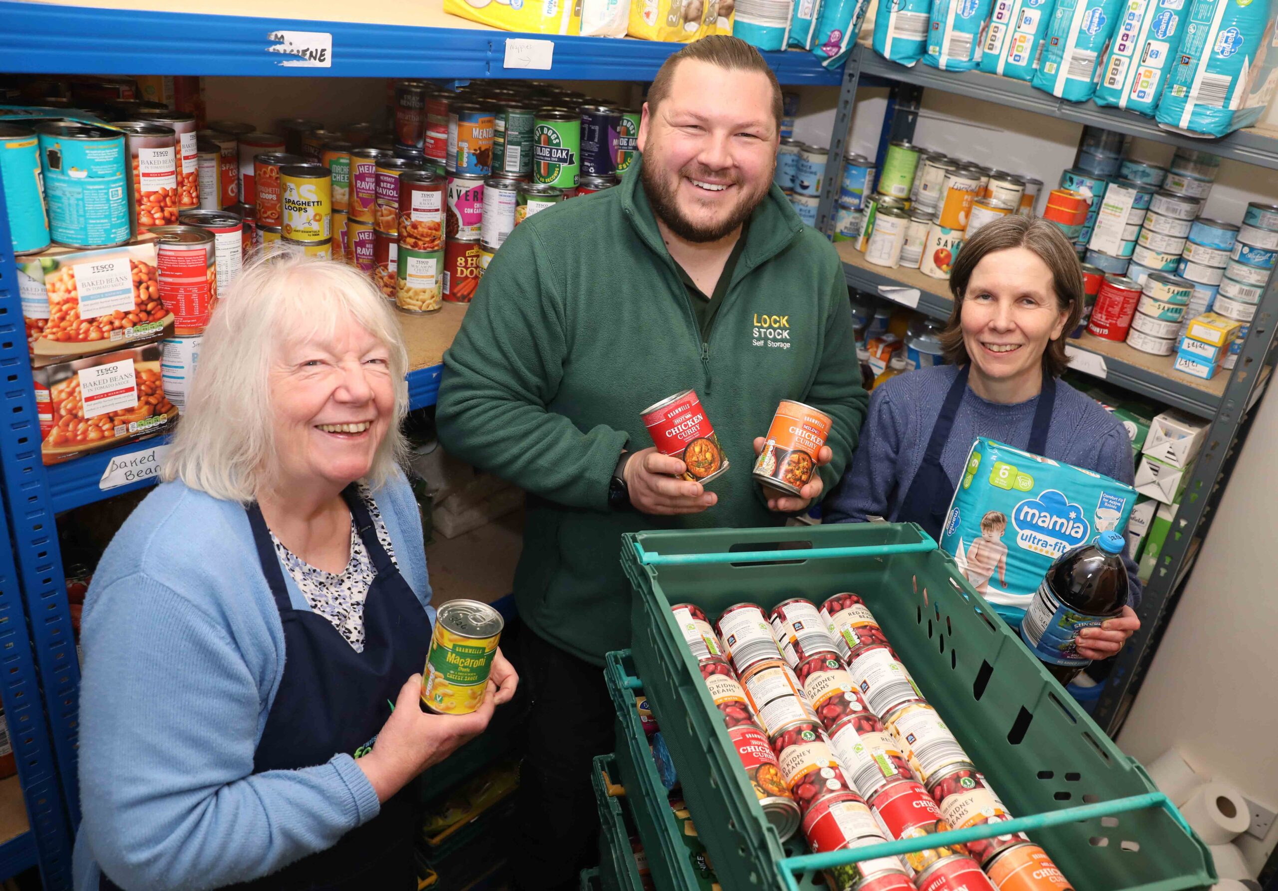 Lock Stock Make Donation to Buckley Food Bank - Lock Stock